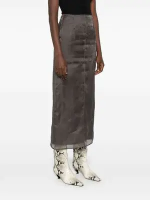 Fabiana Filippi Organza Midi Skirt