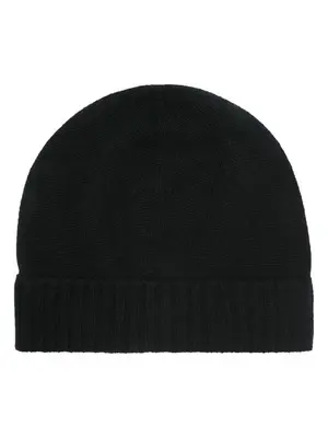 Le Kasha Fine-knit Beanie - Black