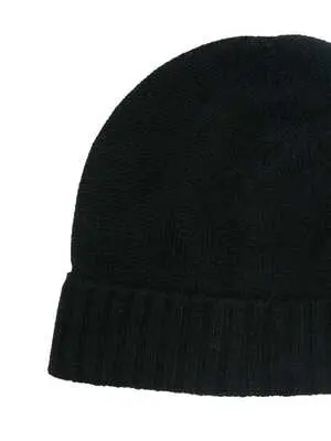 Le Kasha Fine-knit Beanie - Black