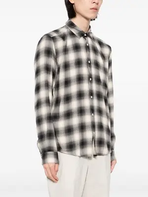 BOSS Plaid Long-sleeves Shirt