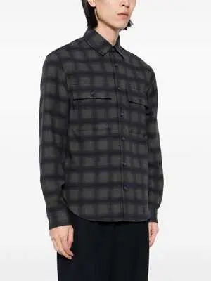 BOSS Plaid Long-sleeves Shirt