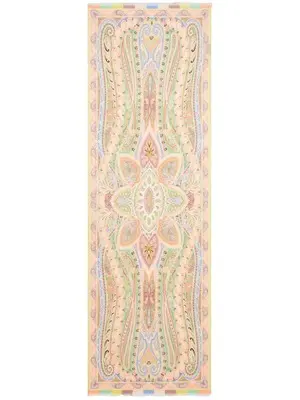 Etro Paisley-print Scarf Yellow