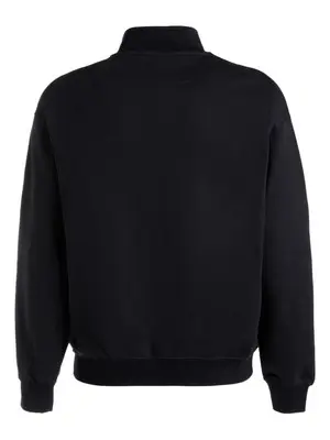 Bally Logo-embroidered Half-zip Sweatshirt