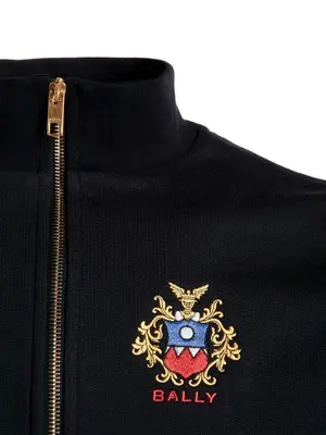 Bally Logo-embroidered Half-zip Sweatshirt
