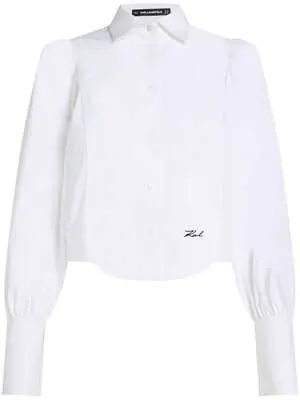 Karl Lagerfeld Logo-embroidered Shirt
