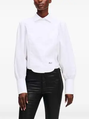 Karl Lagerfeld Logo-embroidered Shirt
