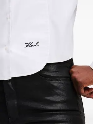 Karl Lagerfeld Logo-embroidered Shirt