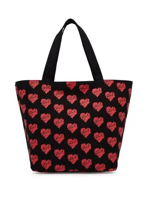 Karl Lagerfeld K/heart Reversible Tote Bag - Black