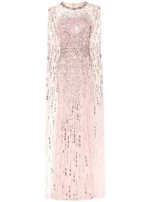 Jenny Packham Lux Sequin-embellished Gown