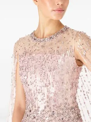 Jenny Packham Lux Sequin-embellished Gown