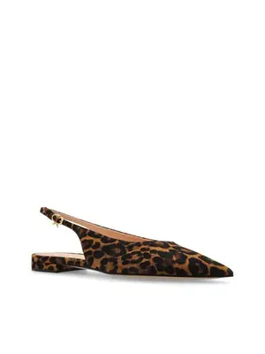GIANVITO ROSSI Leopard-print Pointed Sandals