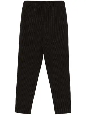 Issey Miyake Kersey Pleats Trousers - Brown