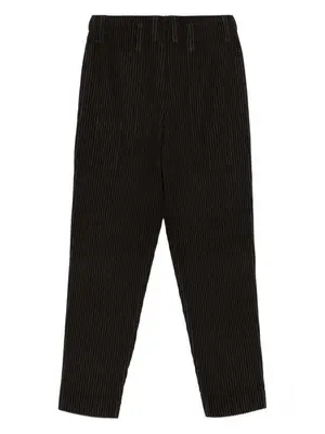 Issey Miyake Kersey Pleats Trousers - Brown
