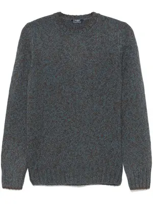 BARBA NAPOLI Virgin Wool Sweater - Blue
