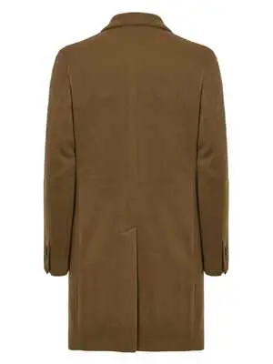 LUIGI BIANCHI MANTOVA Single-breasted Mid-length Coat - Brown