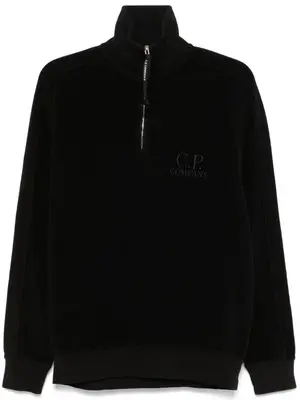 C.P. COMPANY Fleeced Half-zipped Sweatshirt