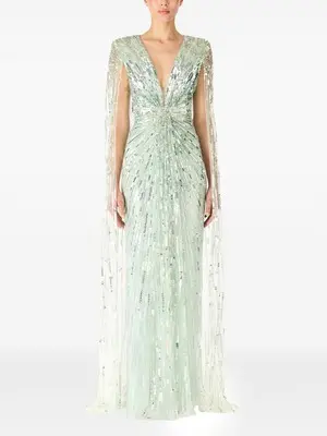 Jenny Packham Gold Rush Gown - Green