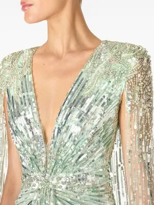 Jenny Packham Gold Rush Gown - Green