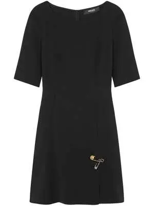 Versace Safety Pin Flared Mini Dress