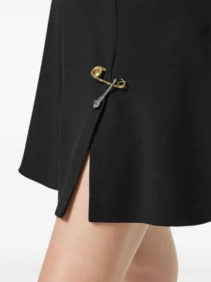 Versace Safety Pin Flared Mini Dress