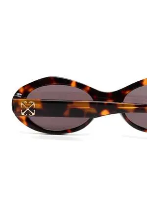 Off-White Edison Sunglasses - Brown