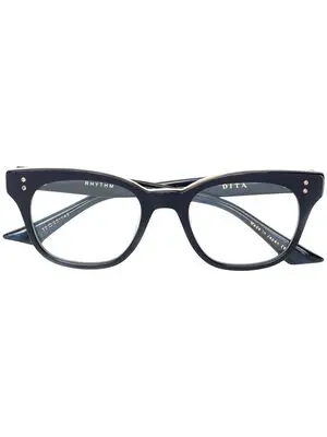 Dita Square Frame Glasses - Blue