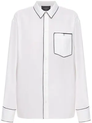 A.M.G. Piped-trim Shirt