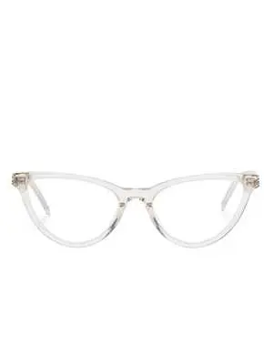 Saint Laurent Cat-eye Glasses - White