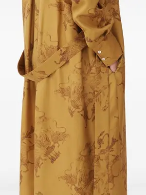 Fabiana Filippi Printed Silk Dress