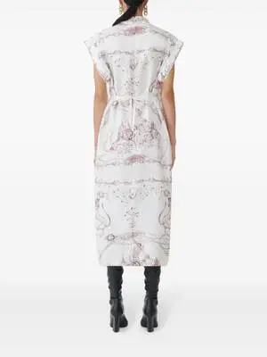 Fabiana Filippi Printed Silk Dress