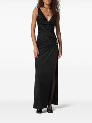 Versace Safety Pin Gathered Gown