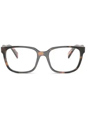 Prada Square-frame Glasses - Brown