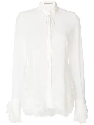 Ermanno Scervino Lace Frill Blouse