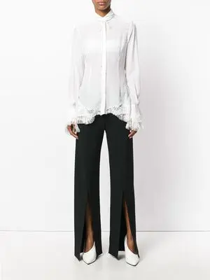 Ermanno Scervino Lace Frill Blouse