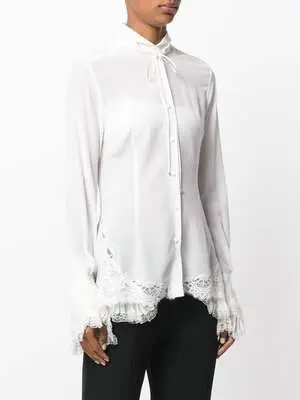 Ermanno Scervino Lace Frill Blouse