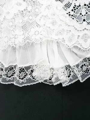 Ermanno Scervino Lace Frill Blouse