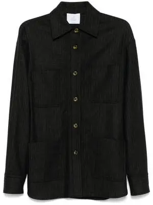 LE SULLY STUDIO Pinstriped Overshirt