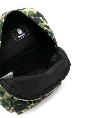 A BATHING APE Abc Camo Print Small Backpack