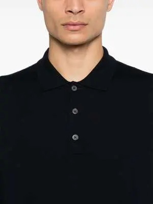 Corneliani Virgin Wool Polo Shirt