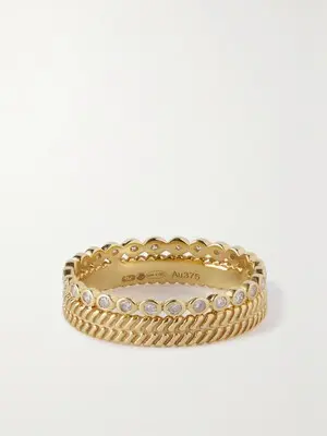 Pascale Monvoisin Jil N°2 9-karat Diamond Ring - Gold