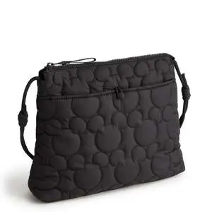 Black Patchwork Crossbody Bags