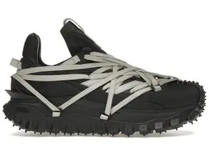 Rick Owens X Moncler Trailgrip Megalace Sneakers - Black