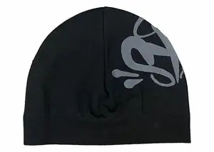 SYNA JEWELS Logo Beanie - Black/grey