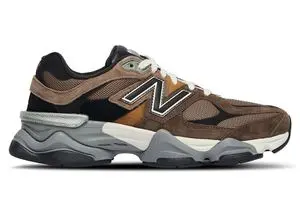 NEW BALANCE 9060 Sneakers - Dark Mushroom/black/grey
