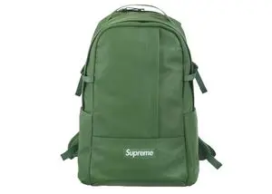 Supreme Leather Backpack - Green