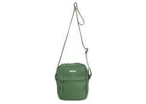 Supreme Leather Shoulder Bag - Green