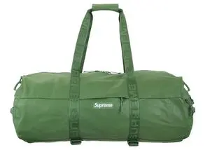 Supreme Leather Large Duffle Bag - Green