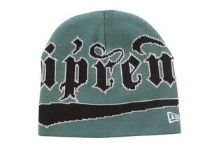 Supreme New Era Accent Beanie - Green