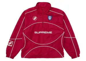 Supreme Reflective Piping Pullover - Red