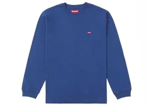Supreme Small Box Long Sleeve Tee Shirt - Dark Royal